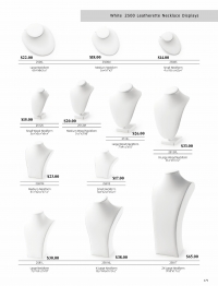 White Leatherette Displays – Jewelry Pak Inc (Jewelry Boxes, Jewelry ...